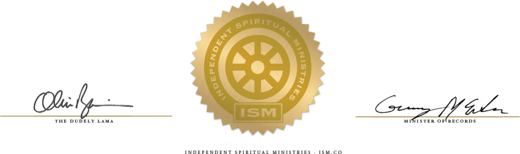 Free online ordination - Ordination Certificate - ISM